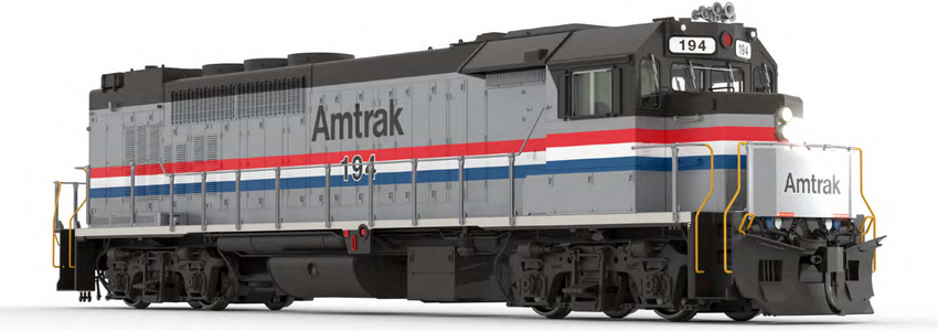 Rapido HO Scale Amtrak GP40TC – Amtrak Diesel Locomotive – Train Supply